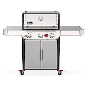 Weber Genesis S-325S Liquid Propane Gas Grill, Stainless Steel