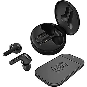 LG Tone FN5W Wireless Earphones TWS True Wireless Bluetooth Earbuds 10w Qi Mat