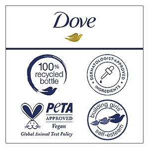 Dove Body Love Body Cleanser Reaction-Prone Skin 3 Count Hyper-Reactive Skin Balance for Ultra-Sensitive Fragrance Free Body Wash with Only 12 Ingredients 17.5 oz