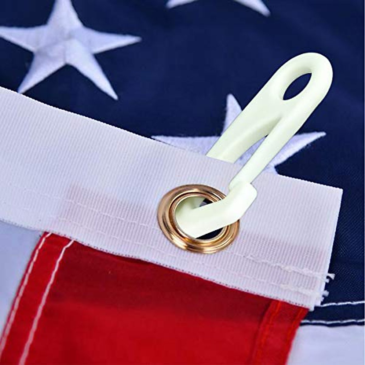 TTSAM Profession Flag Pole Clip Snap Hooks Durable Nylon Flag Clips Flag Pole Accessory - Attach Flags Hooks to Halyard Rope and Buckle The Flag(Pack of 8)