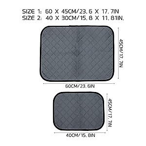 Guinea Pig Bedding 2pcs Hamster Bedding Washable Pee Pads Super Absorbent Pet Mat Small Animal Sleep Cushion Chinchilla Cage Accessories for Small Animals Supplies