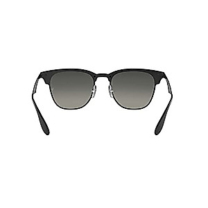 Ray-Ban RB3576N Blaze Clubmaster Square Sunglasses, Demi Gloss Black/Grey Gradient Dark Grey, 47 mm