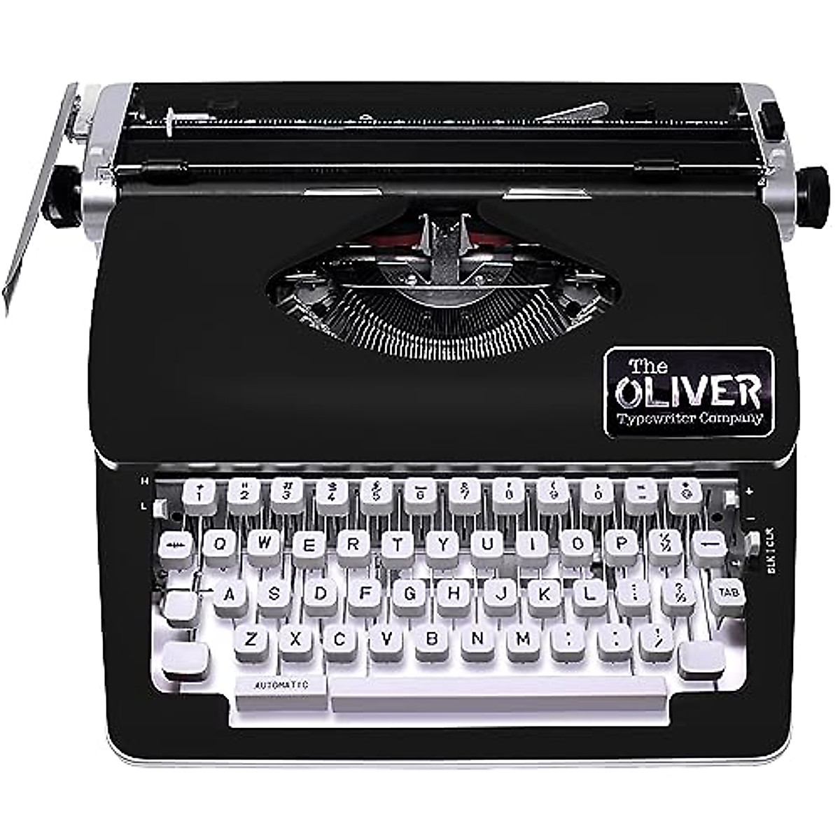 The Oliver Typewriter Company Timeless Manual Typewriter, Black