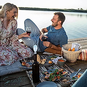 Glass Jelly Fish Wine Stopper - Light Blue