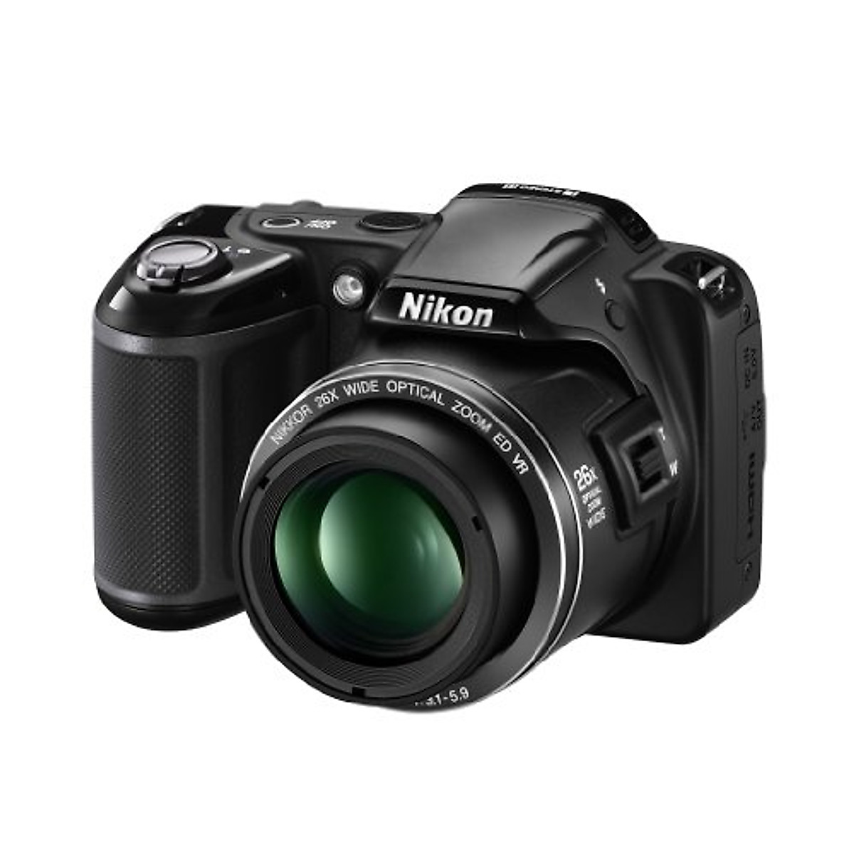Nikon COOLPIX L810 16.1 MP Digital Camera with 26x Zoom NIKKOR ED Glass Lens and 3-inch LCD (Black) (OLD MODEL)
