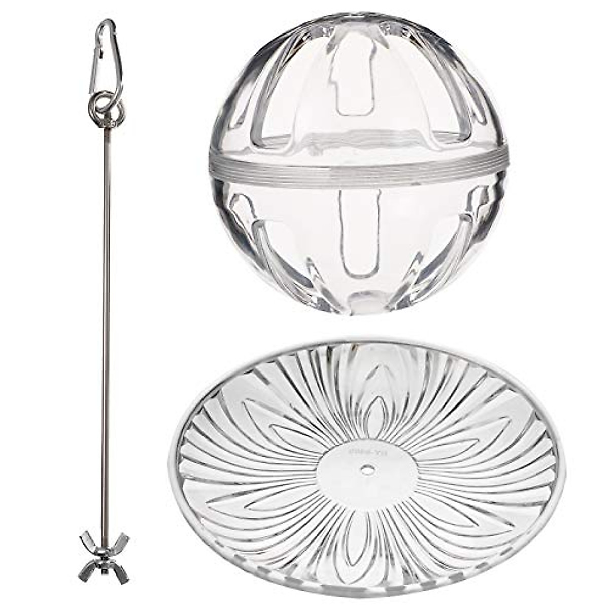 balacoo Bird Food Holder Bird Treat Skewer Bird Cage Hanging Toy Bird Bite Chew Toy Fruit Vegetable Fork for Parrot Pet Foraging Feeder Supplies