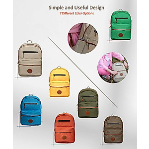 NPO nJoy Laptop Backpack,Fashion Slim Durable Laptops Backpack , Stylish Water Repellent College School Computer Bag for Women & Men Fits 16 Inch Laptop and Notebook (Green)