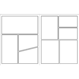 Blank Comic Book (with bonus stencil and blank cover!)