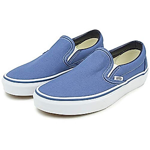 Vans Unisex Classic Slip-On(tm) Core Classics Navy Sneaker Men's 8.5, Women's 10 Medium