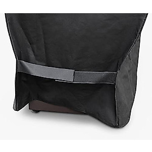 Permasteel PA-1023BK-AM 33" 2 or 3 Burner BBQ Grill Cover, Heavy Duty Weatherproof Fabric for Outdoor Patio Backyard, Universal Fit for Grills up to 33" Width, Black