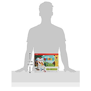 Osmo-Little Genius Starter Kit for iPad + Early Math Adventure-6 Educational Learning Games Ages 3-5-Counting, Shapes,Phonics & Creativity-STEM Toy Gifts-Kids(Osmo iPad Base Included-Amazon Exclusive)