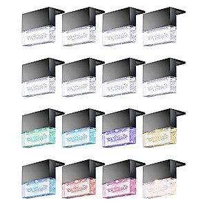 16 Pack Solar Deck Lights Fence Solar Lights Waterproof LED Solar Step Light, 2 Lighting Modes, Warm White/Color Changing, Outdoor Step Light for Patio, Steps, Pool, Railing, Stairs Decoration