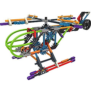 K'nex Intermediate 60 Model Building Set - 395 Parts - Ages 7 & Up - Creative Building Toy, Multicolor, includes K'NEX Parts and Pieces, Instruction Booklet, Medium