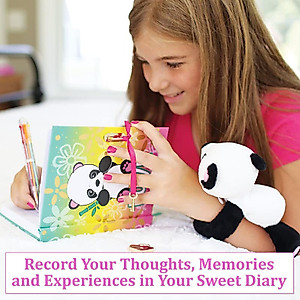 Life is a Doodle Girls Diary with Lock and Key - Panda Diary for Girls Excellent Gratitude & Prayer Daily Journal for Girls with Lock - Our Kids Journal for Girls Created for Self-Expression