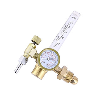 VILLCASE 3pcs Air Compressor Accessories Argon Flowmeter Regulator Accessories for Argon Co2 Regulator Argon Flow Meter Regulator Argon Regulator Gauges Welder Tig Welding Machine C02