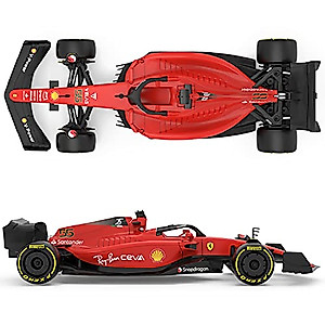 ZMZ F1 Remote Control Car 1:18 Scale Large Size F1 RC Car Officially Licensed RC Series Ferrari F1 75, Suitable RC Cars for Adults & Kids, Boys Girls Age 8-12 Years Birthday Ideas Gift