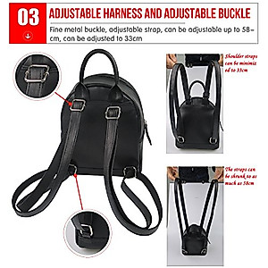 Freewander Mini Backpack Double Storage Unique Design Custom Patterns Customize Picture Photo Basics Rucksack