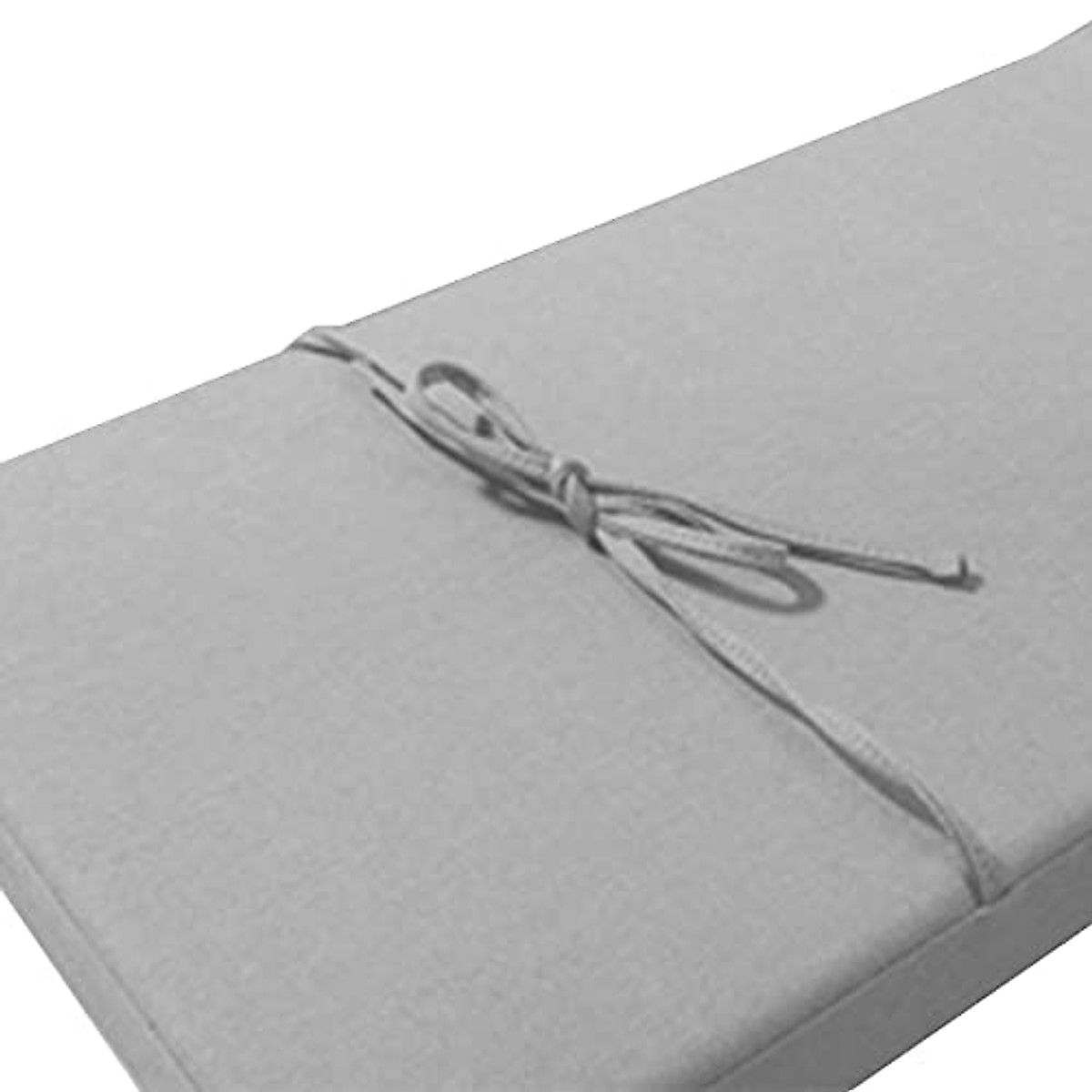 Hruile Outdoor/Indoor Bench Cushion Water-Resistant Outdoor Patio Furniture Swing Seat Cushion Chairs Pad Bench Mat, 2 Inch High-Density Foam, Polyester Fabric Cover with Ties,39.5x11.8x2in,Blue