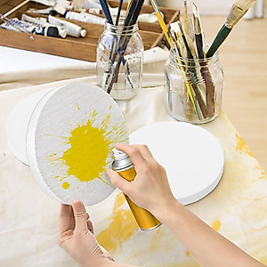 ZOOFOX 12 Pack 8 Inch Foam Circles for Crafts, Round Polystyrene Disc for Arts and Crafts Supplies, Modeling, Sculpture, DIY Projects