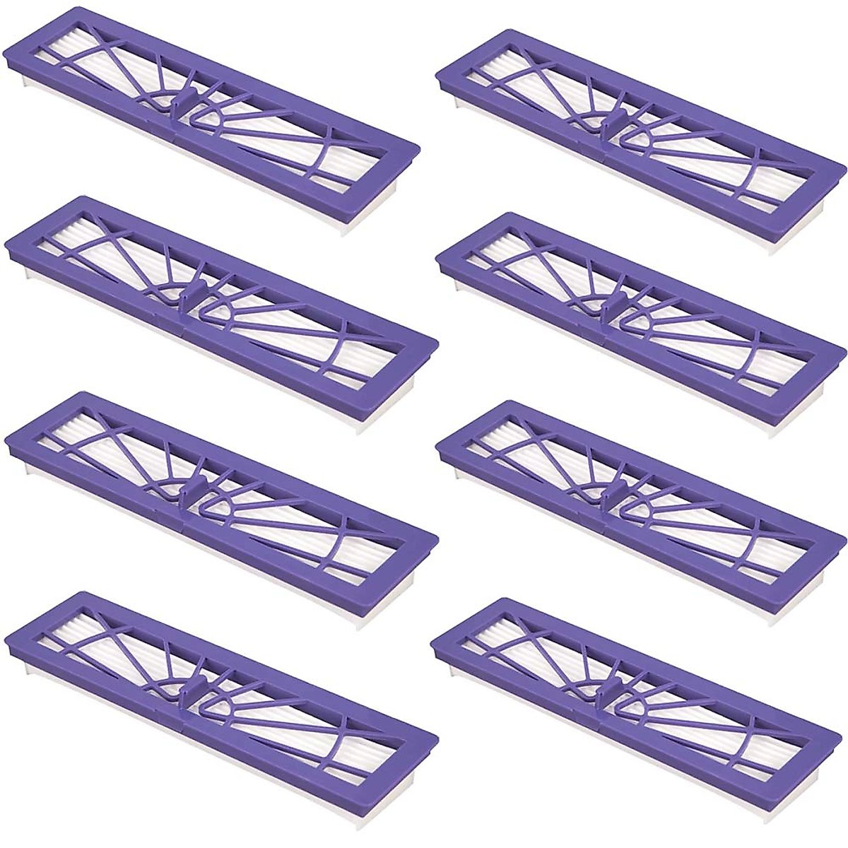 Carkio HEPA Filter Compatible with Neato Botvac 70E 75 80 85 Robotic Cleaner D Series D75 D80 D85 & Connected D3 D4 D5 D6 D7 Vacuum Robot Filters (Pack of 8)
