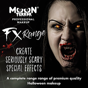 Moon Terror - Pro FX Spirit Gum - 1.69fl oz - SFX Make up for Halloween, Glue Adhesive Fix, Body Glue for Prosthetics Glitter Jewels Hair Wigs Special Effects Make up