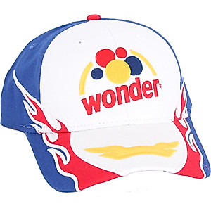 Talladega Nights Wonder Bread Retro White Hat Cap
