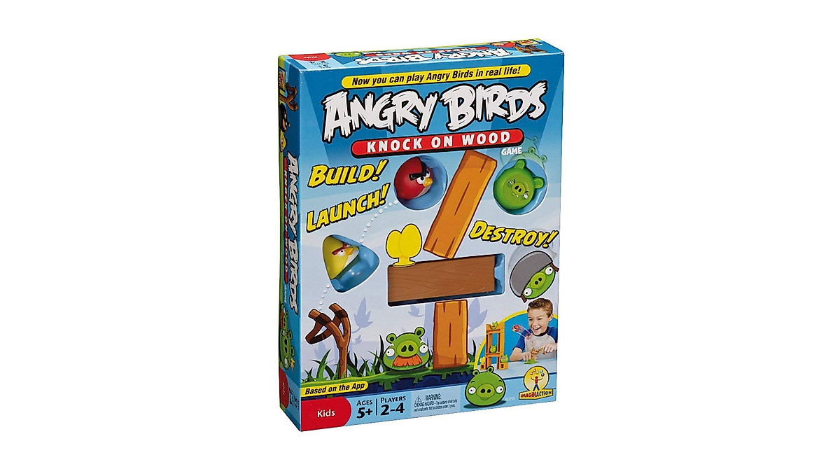 Mattel Angry Birds Knock On Wood Game: Fun for Kids!