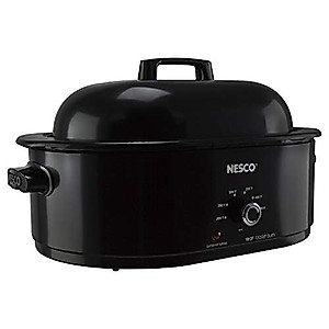 Nesco MWR18-13, Roaster Oven, 18 Quarts, Black