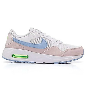 Nike Air Max SC Women's Shoes, Summit White/Bright Crimson - 9/40.5