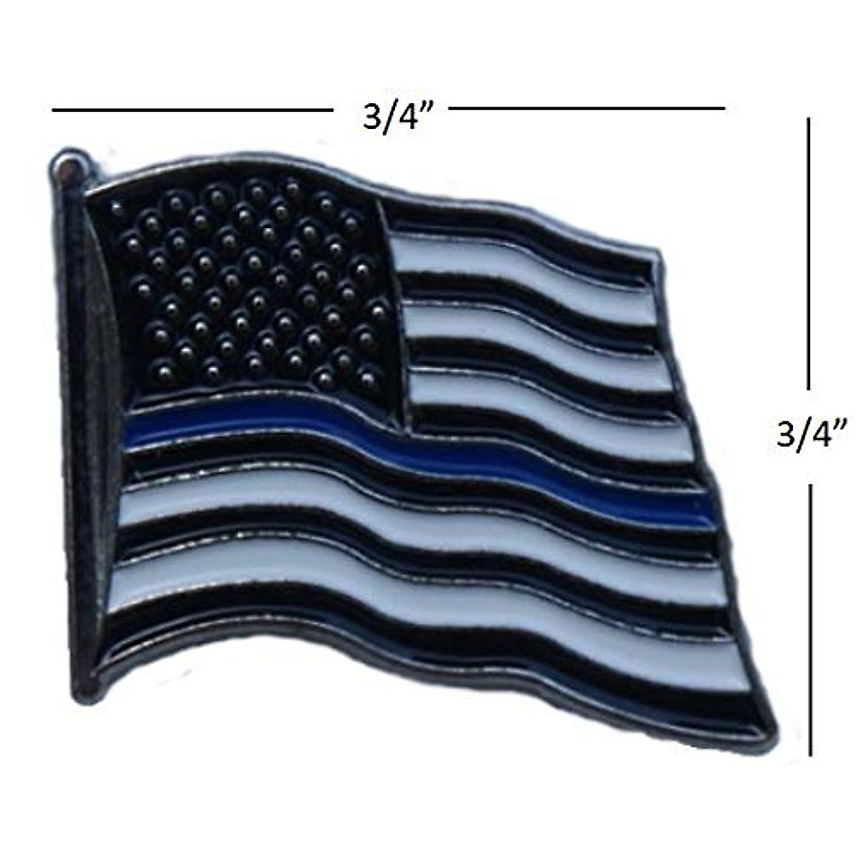 Black and Gold Police Uniform Pens with Uniform Pin Pack and Decal