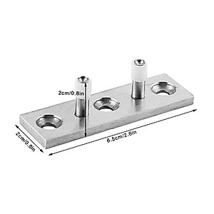 Haofy Door Bottom, Household Barn Door Floor, Floor Roller Hardware Fittings for Sliding Barn Door