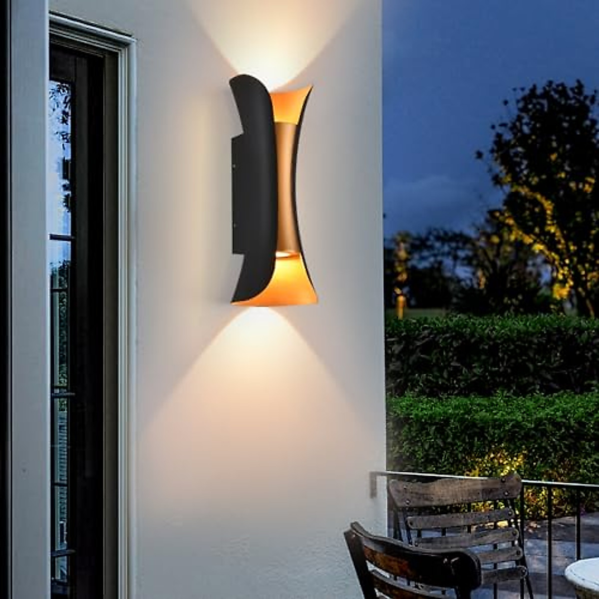 Rosysky 30W Outdoor Wall Light - Modern Waterproof Fixture for Porch