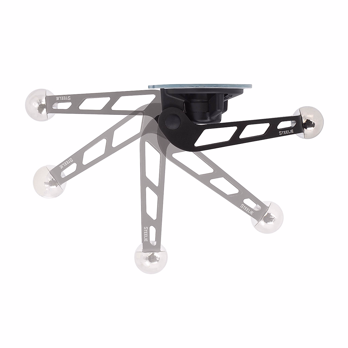 Nite Ize Steelie Orbiter Windshield Mount Kit - Low Profile Car Windshield Mount for Smartphones - Portable Windshield Mount for Phones - Compatible with Apple MagSafe iPhones and Accessories