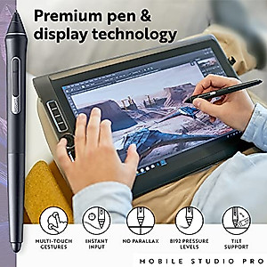 Wacom Mobile Studio Pro 16" Windows 10, Intel Core i7, 512GB SSD: Second Generation, Black