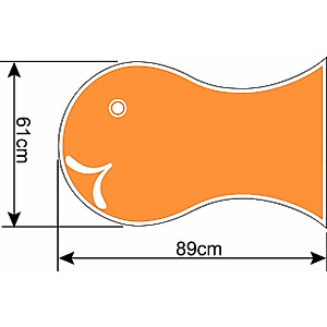 Wickelfisch [ Large Size ] [ Orange ] Waterproof Dry Bag, Float Bag, Waterproof Bag, SwimBag