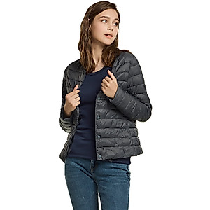 TSLA Women's Thermal Underwear Set, Soft Fleece Lined Long Johns, Winter Warm Base Layer Top & Bottom, Heavyweight Dark Navy, Medium