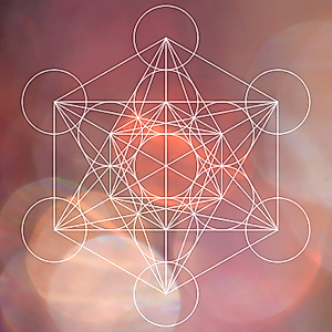 Keled Rocks Metatrons Cube Pendant Necklace from Shungite Stone