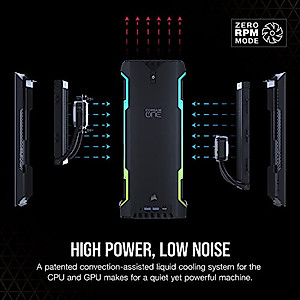 Corsair ONE a200 Compact Gaming PC - AMD Ryzen™ 9 5900X CPU - NVIDIA® GeForce RTX™ 3080 Graphics - 32GB Vengeance LPX DDR4 Memory, 1TB, Windows 10 Home