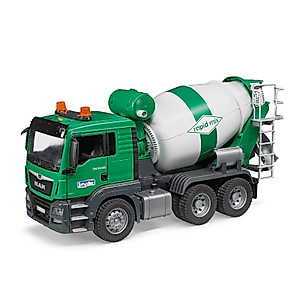 Bruder 03710 Man Tgs Cement Mixer Truck Vehicle for ages 36 months to 180 months