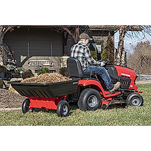 Craftsman CMXGZBF7124489 10-cu ft Poly Dump Cart, One Size, Red