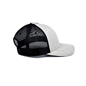 Branded Bills 'The 16 PVC' Tennessee Patch Hat Curved Trucker - One Size Fits All (Heather Grey/Black)