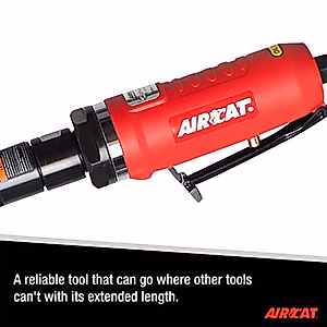 AIRCAT Pneumatic Tools 6275-A 1.0 HP 4-Inch Extended Inside Cut-Off Tool with Spindle Lock 14,000 RPM