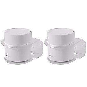 Huafly Wall Mount for Tp-Link Deco X20/X25/X60/X68/X76 WiFi 6 Mesh, Sturdy Bracket Stand Holder for Whole Home Mesh WiFi System(2 Pcs)