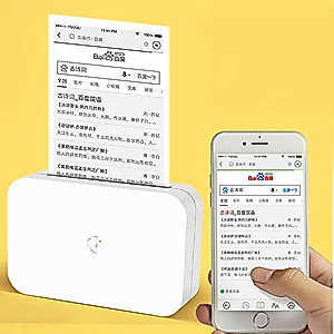 1 Piece Set Portable Instant Mobile Photo Printer for Home Office School Print Social Media Photos