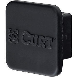CURT 22272 Rubber Trailer Hitch Cover, Fits 2-Inch Receiver