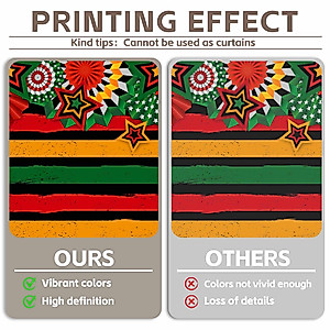 ZTHMOE 7x5ft Fabric Black History Month Backdrop African American Holiday Party Photography Background Equality Freedom BHM Festival Photo Banner Booth Flag Props