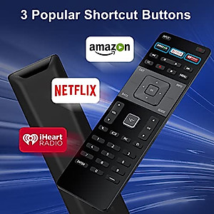 XRT122 Replacement for VIZIO-Smart-TV-Remote, Compatilbe with VIZIO D Series E Series M Series LED HDTV TVs (Pack of 2)