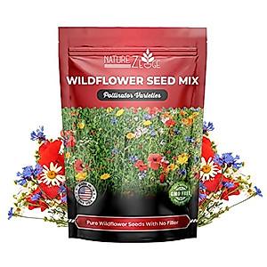 85,000 Wildflower Seeds, 35 Varietiey Wild Flowers Bulk Flower Seeds, Mix of Annual and Perennial Bulk Packet Seeds for Planting, Perennial Wild Flower Seeds, Semillas de Flores Hermosas