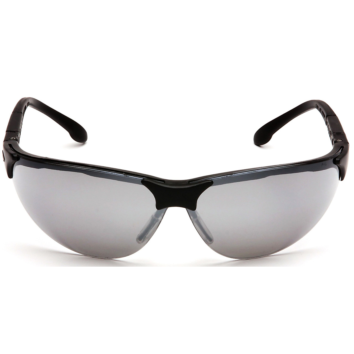 Pyramex Rendezvous Safety Eyewear Silver Mirror Lens Black Frame
