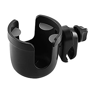 Accmor Universal Stroller Cup Holder, Bike Cup Holder, Large Caliber Designed Cup Holder for Bottle with Handle, Cup Holder for Stroller, Bike, Wheelchair, Walker
